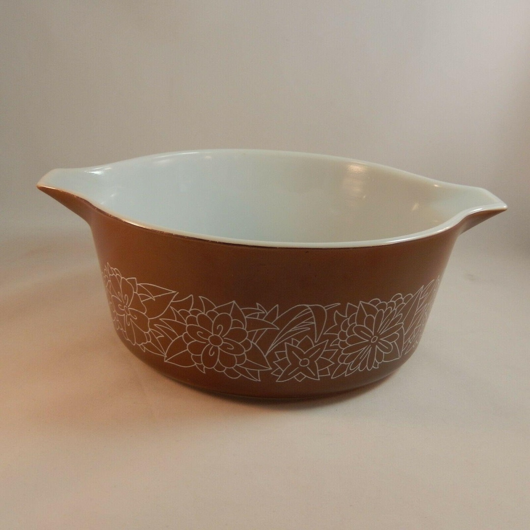 Vintage Pyrex Woodland Bowl 475 B No Lid 2 1/2 Quart 475B - Etsy