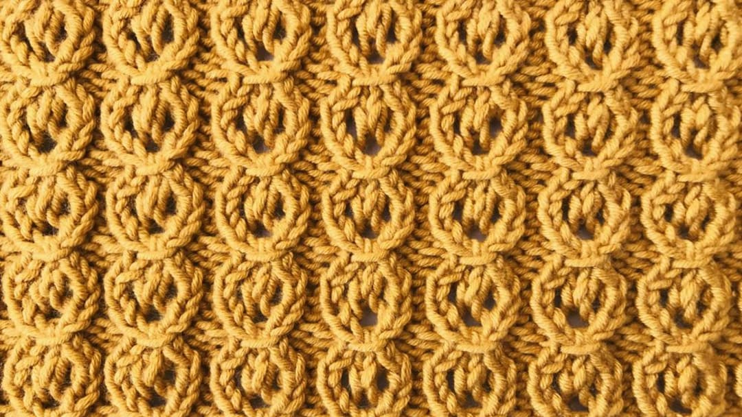 Openwork Circles | Stitch Pattern - Etsy