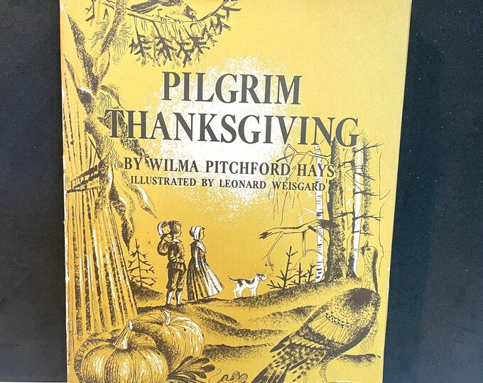 Vintage Children's Book, Thanksgiving,pilgrims, Indians, 1950s, MINTY ...