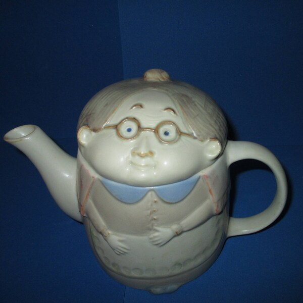 Old Lady Teapot - Etsy