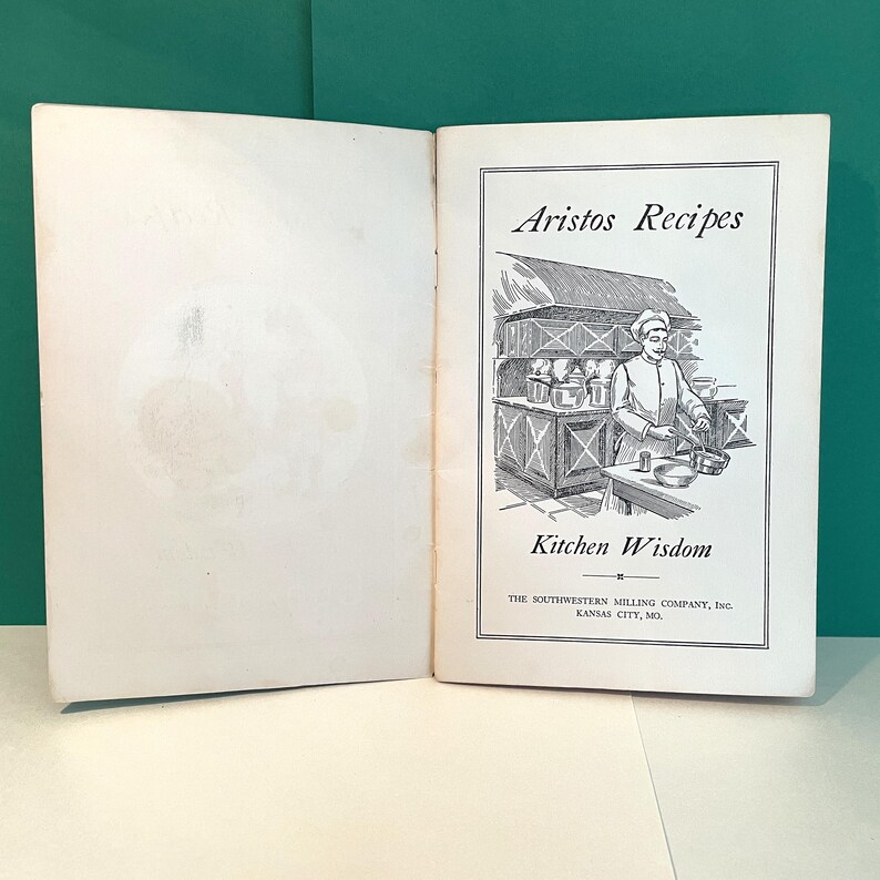 Vintage 1911 Aristos Flour Turkey Cover Cook Book: Great Recipes ...