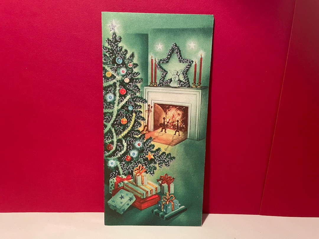 Vintage Religious Christmas Card Star of Bethleham Pristine - Etsy