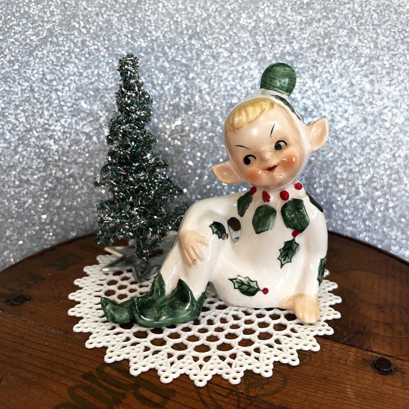 Lefton Elves 1950s - Etsy