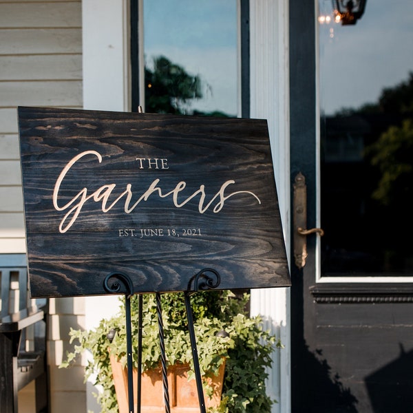 Engraved Hardwood Sign - Etsy