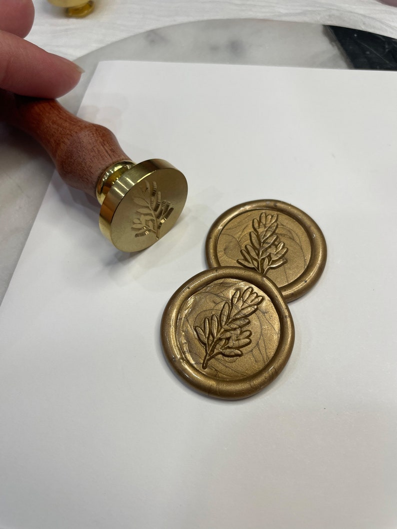 Fern Wax Seal | 25 Wax Seal Set | Sealing Wax Stamp - Etsy
