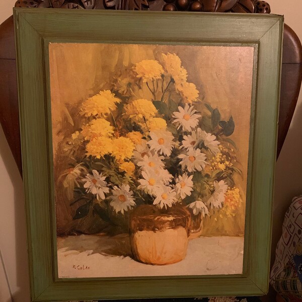 Daisy Painting - Etsy