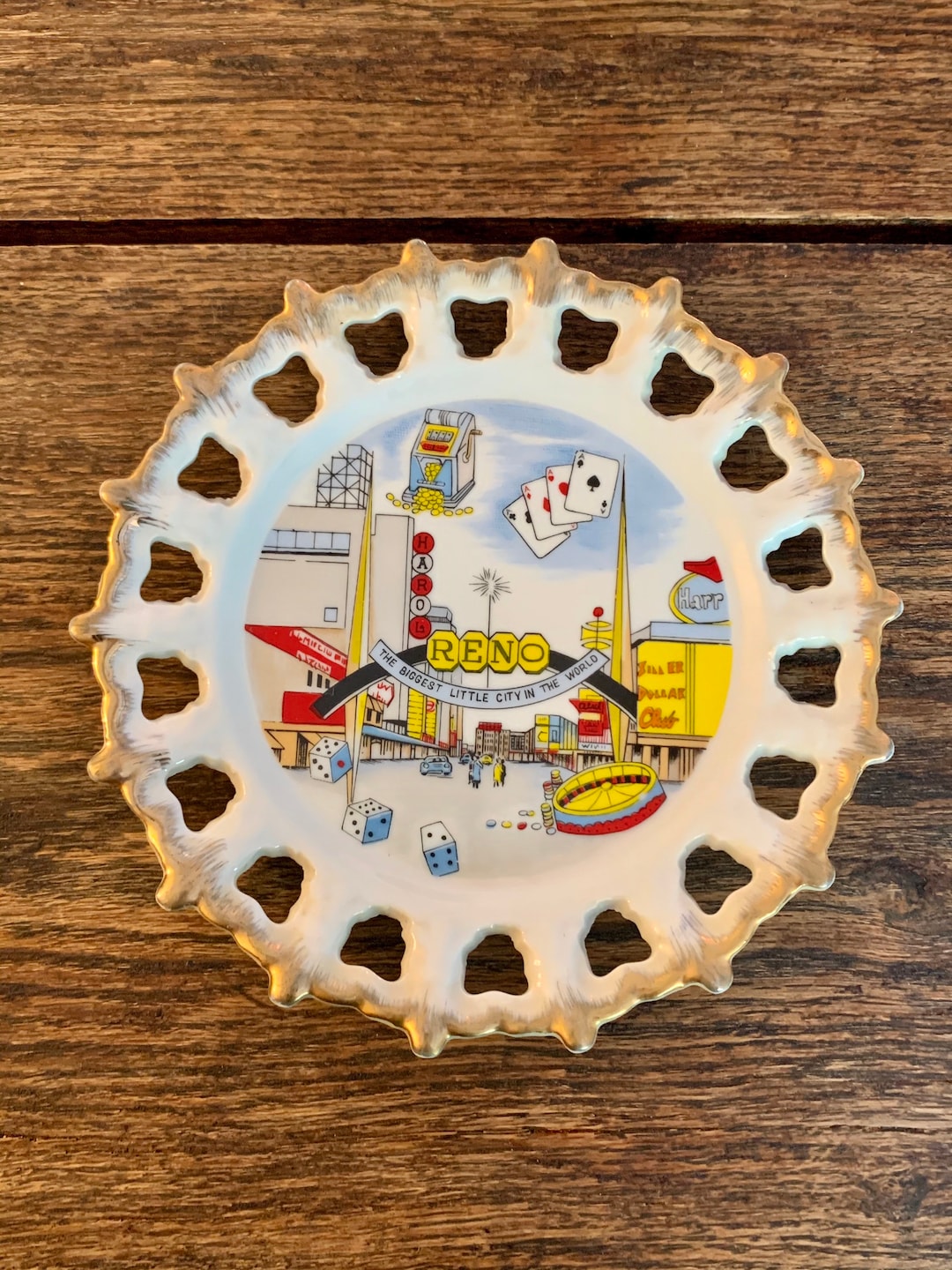 Reno Nevada Souvenir Plate Reno Souvenir Plate Truck Stop - Etsy