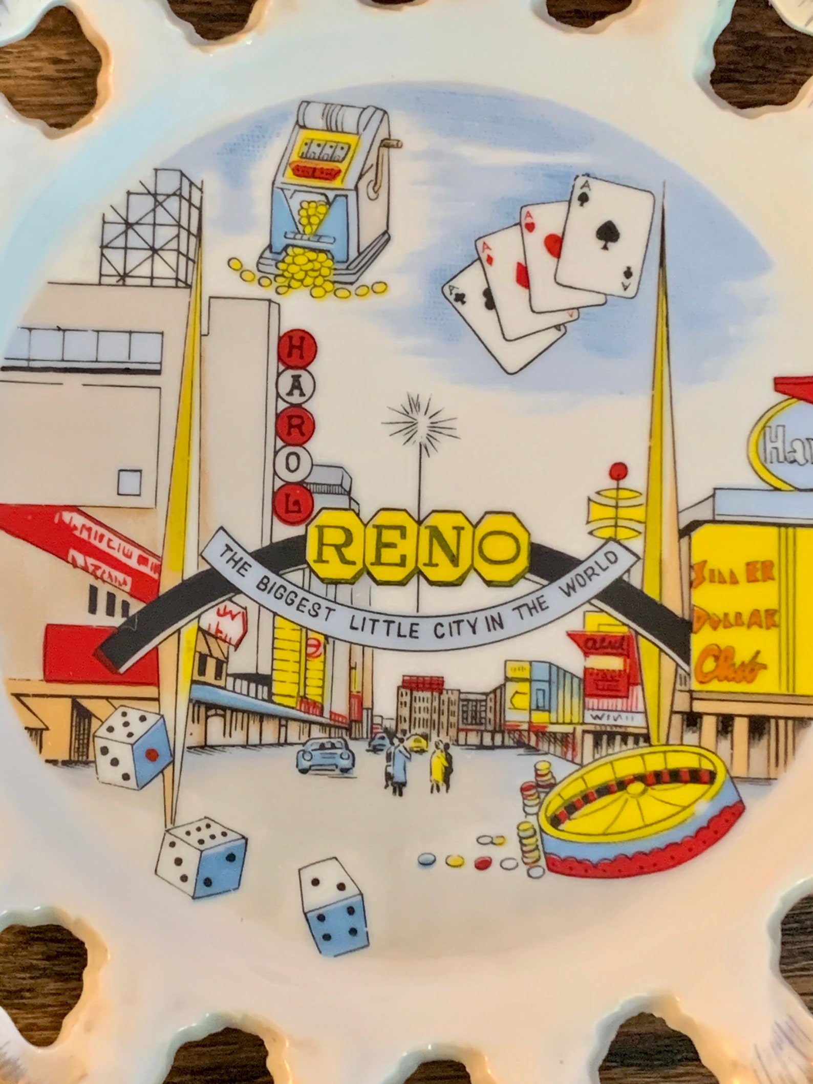 Reno Nevada Souvenir Plate Reno Souvenir Plate Truck Stop - Etsy