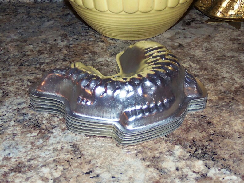 Aluminum Jello Mold Silver Fish Jello Mold Fish Jello Mold - Etsy