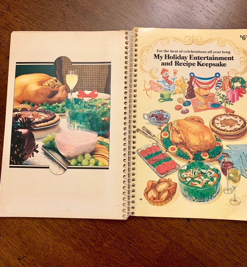My Holiday Entertainment and Recipe Keepsake Cookbook Holiday - Etsy
