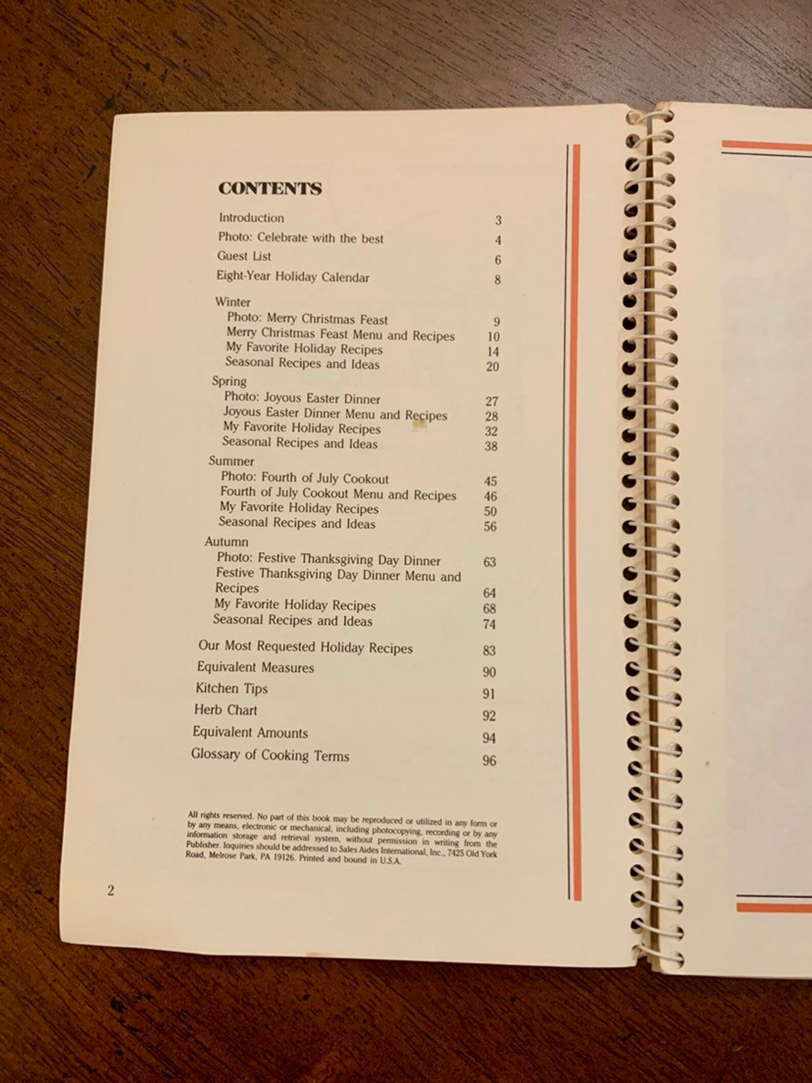 My Holiday Entertainment and Recipe Keepsake Cookbook Holiday - Etsy