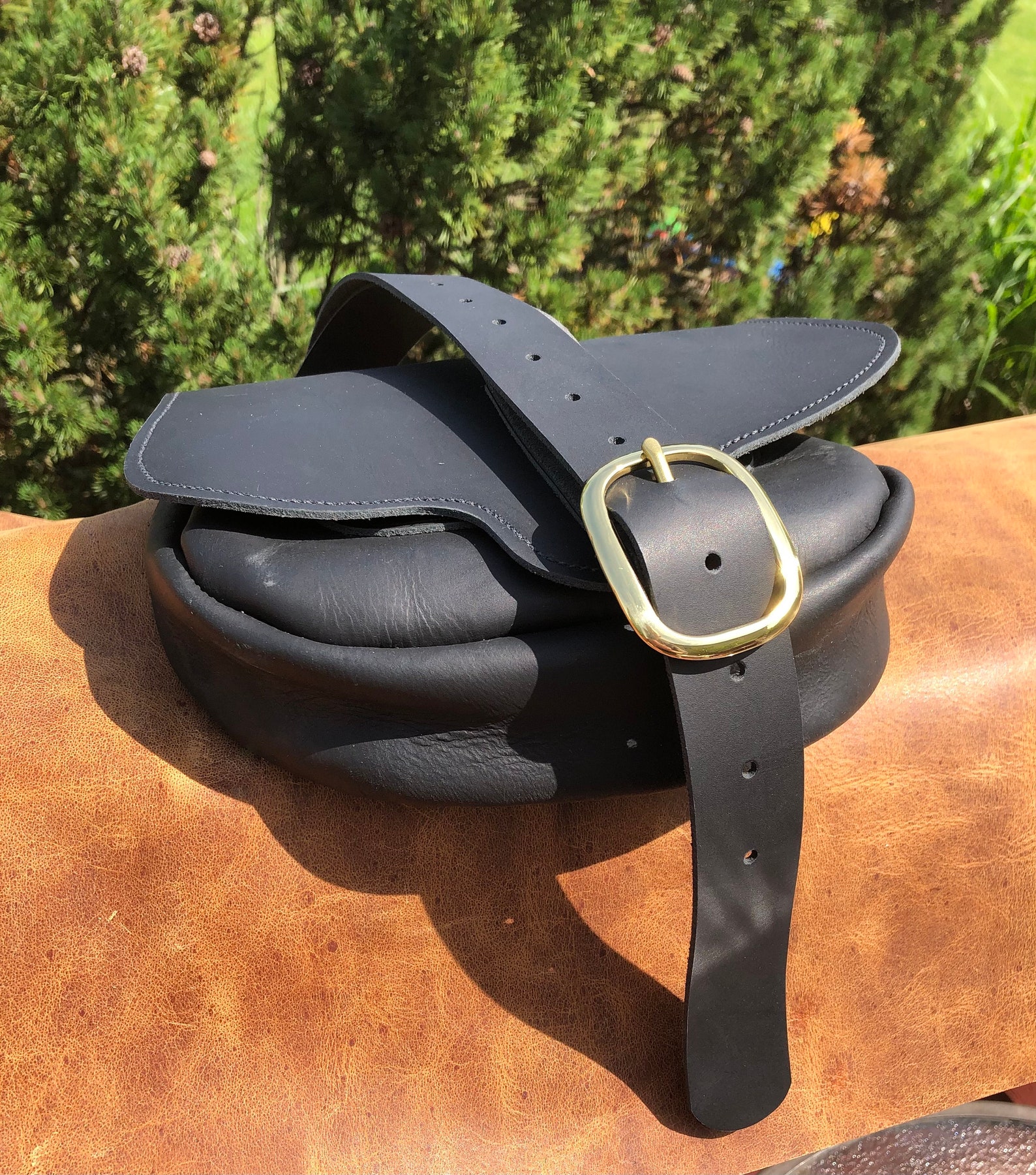 Long Gun Shooting Bag. POSSIBLES Pouch in BLACK Crazy Horse Water ...