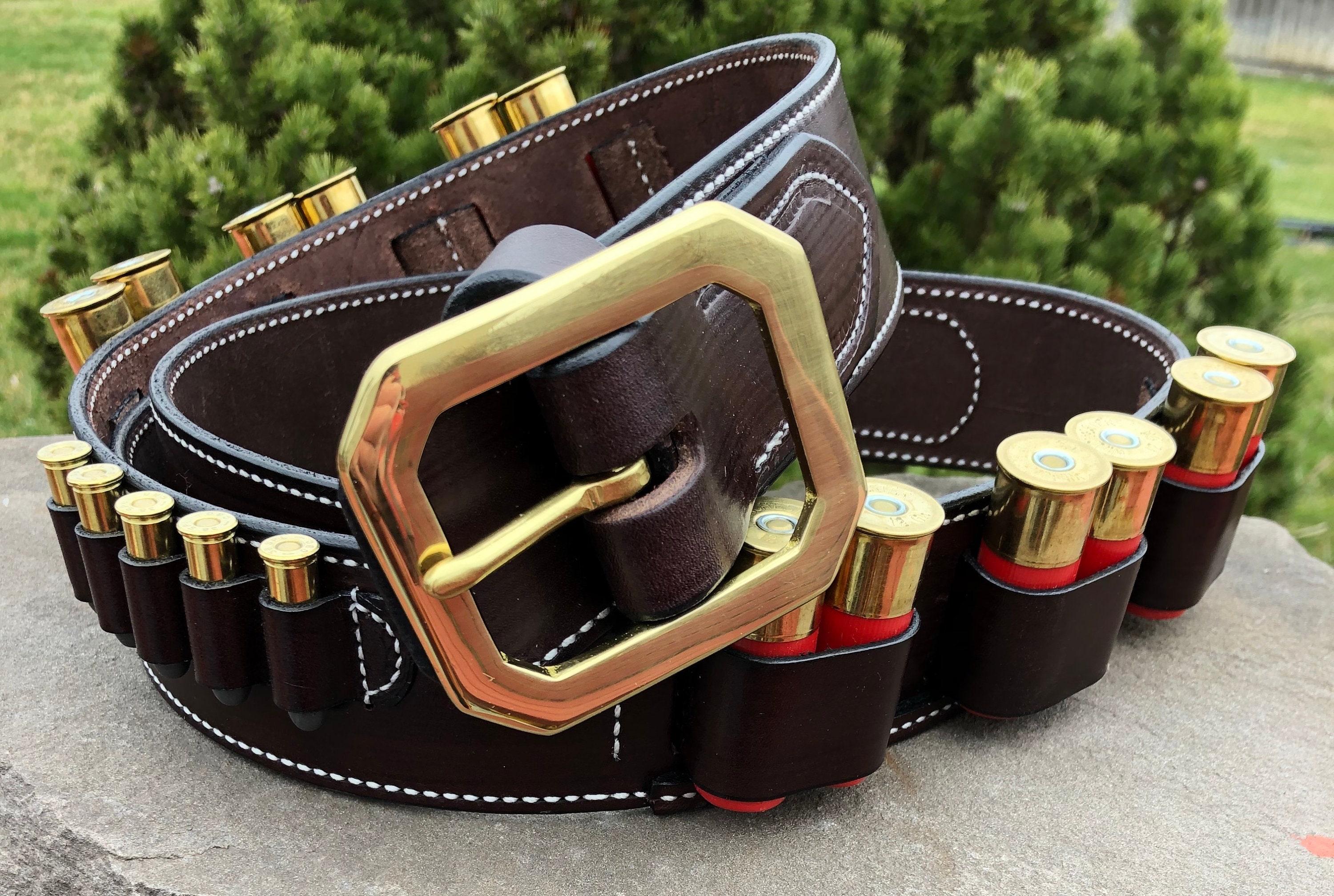 Handmade Ranger Style Cartridge Belt, 2-1/4