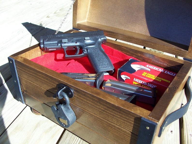 Pistol / Ammunition Storage Box and Pirate Chest. 2 SIZES Now - Etsy