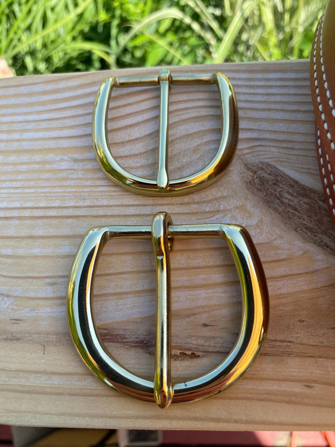 SINGLE Ply WORK and DRESS Belts With Fancy 2 Row Stitching From Amish ...