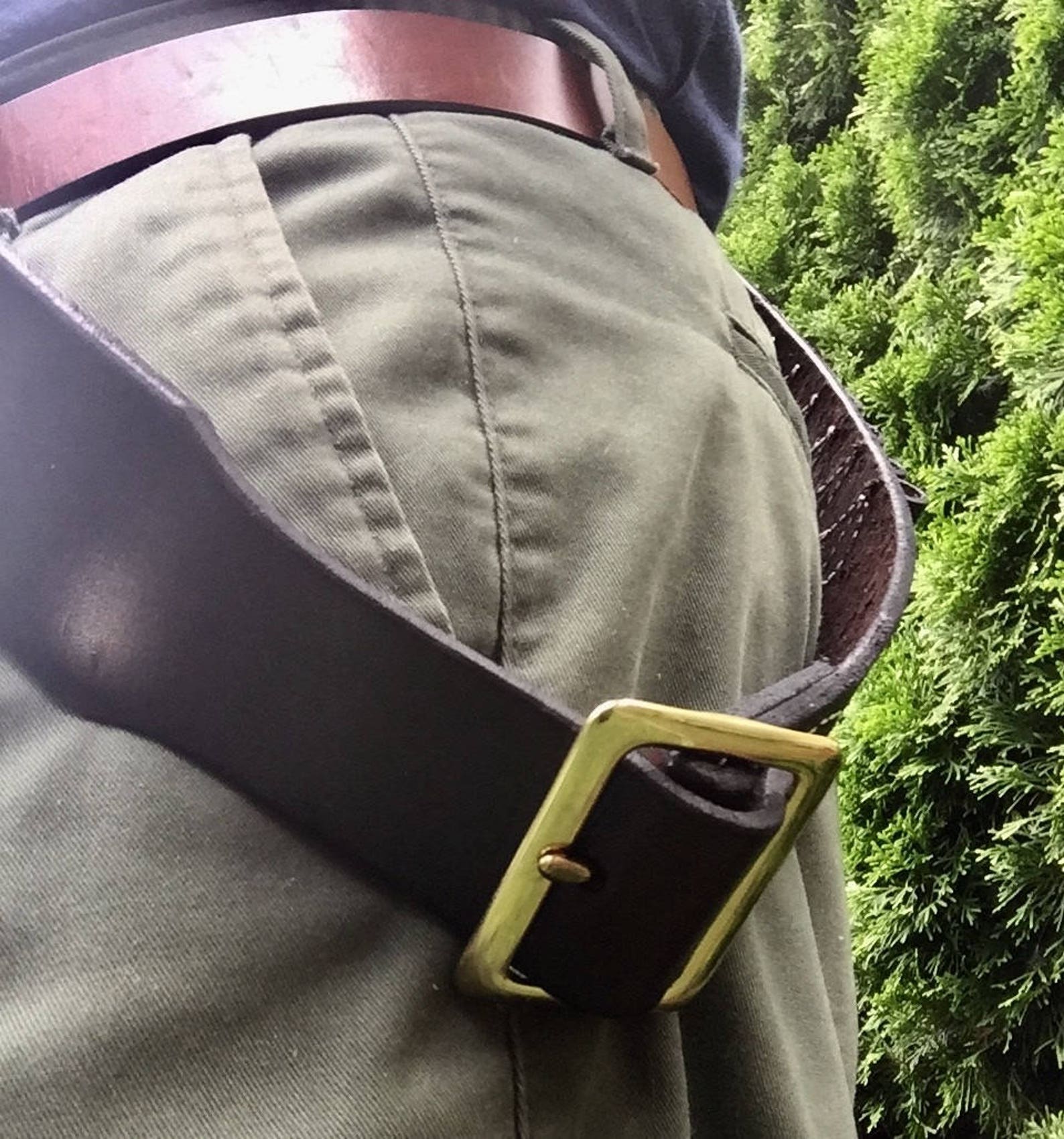 Bandolier 2 PLY Leather 2-1/4 & 3-1/4 BUCKLE Style - Etsy