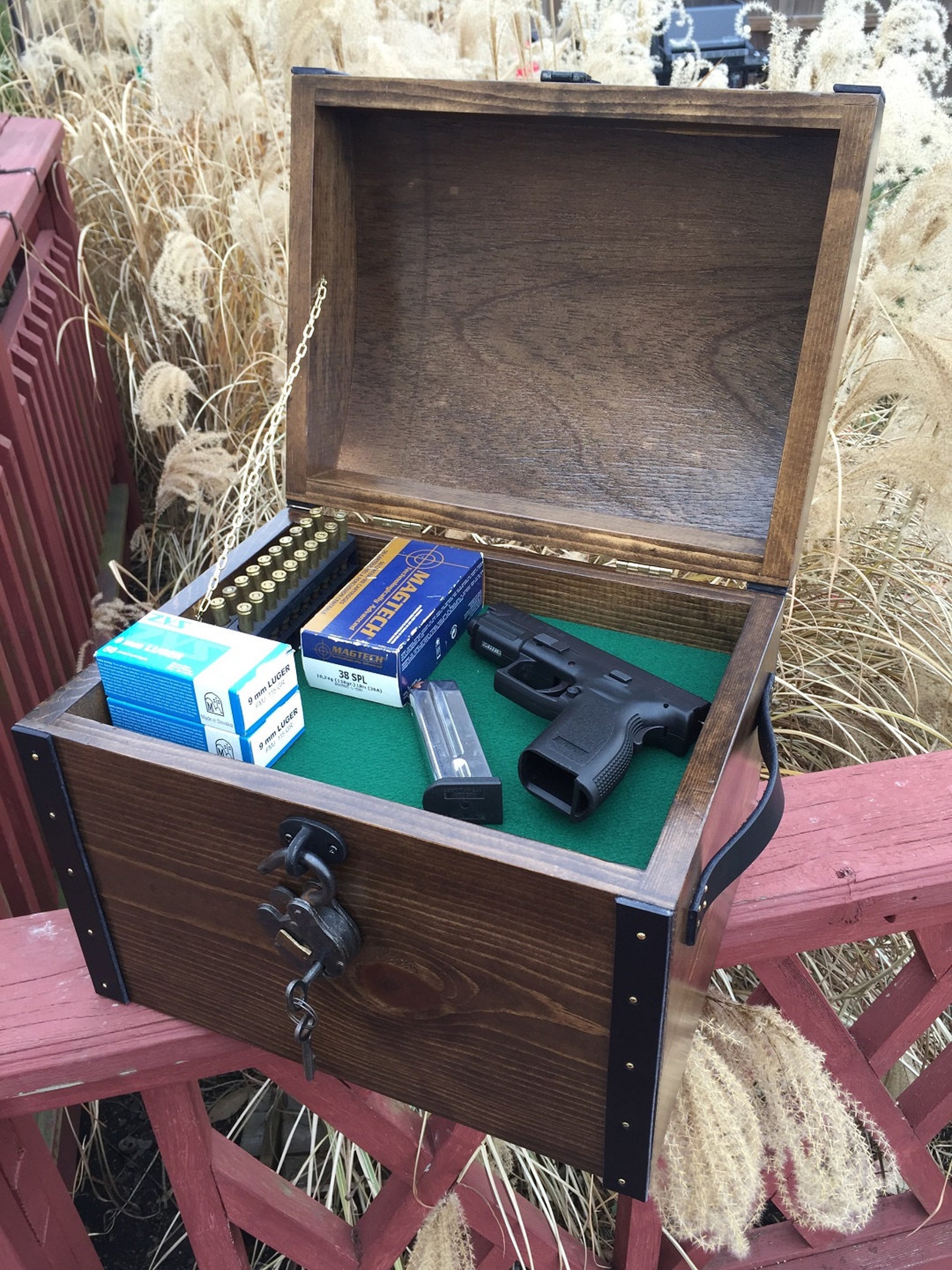 Pistol / Ammunition Storage Box and Pirate Chest. 2 SIZES Now - Etsy