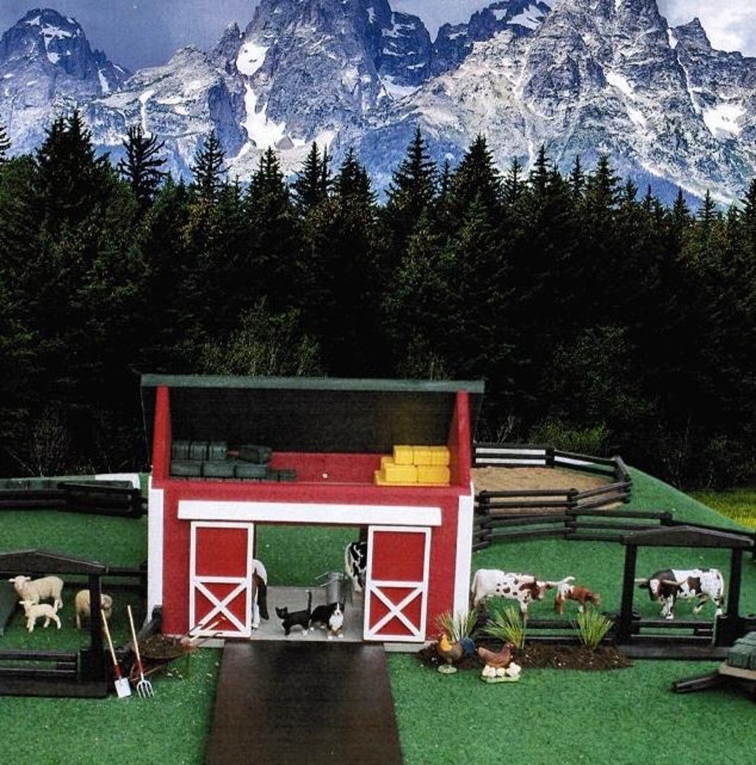 CHILDREN'S Playtime RED Barns, BARN Only Handmade by the Amish in Ohio ...