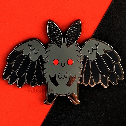 Mothman Enamel Pin - Etsy
