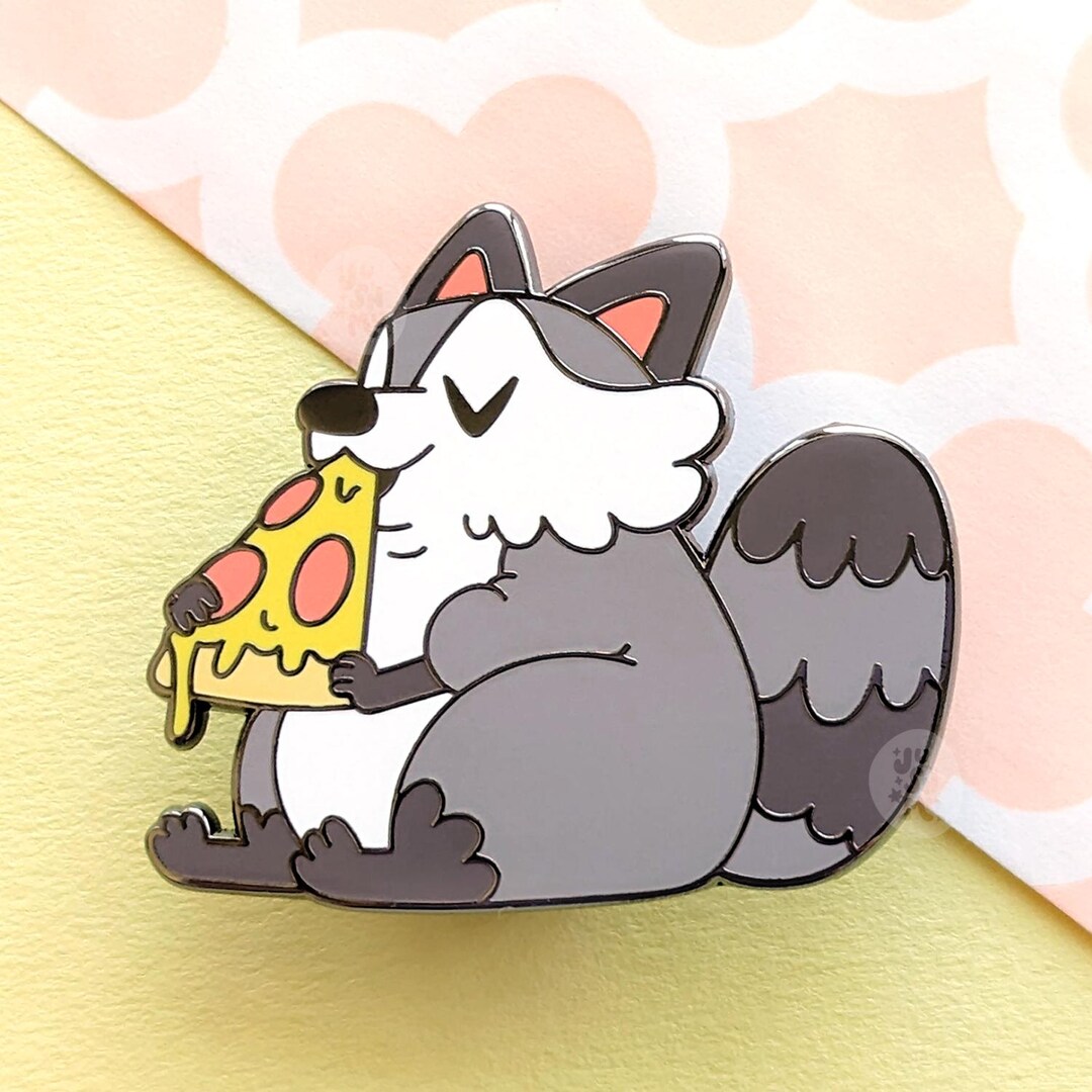 Snaccoon Enamel Pin - Etsy