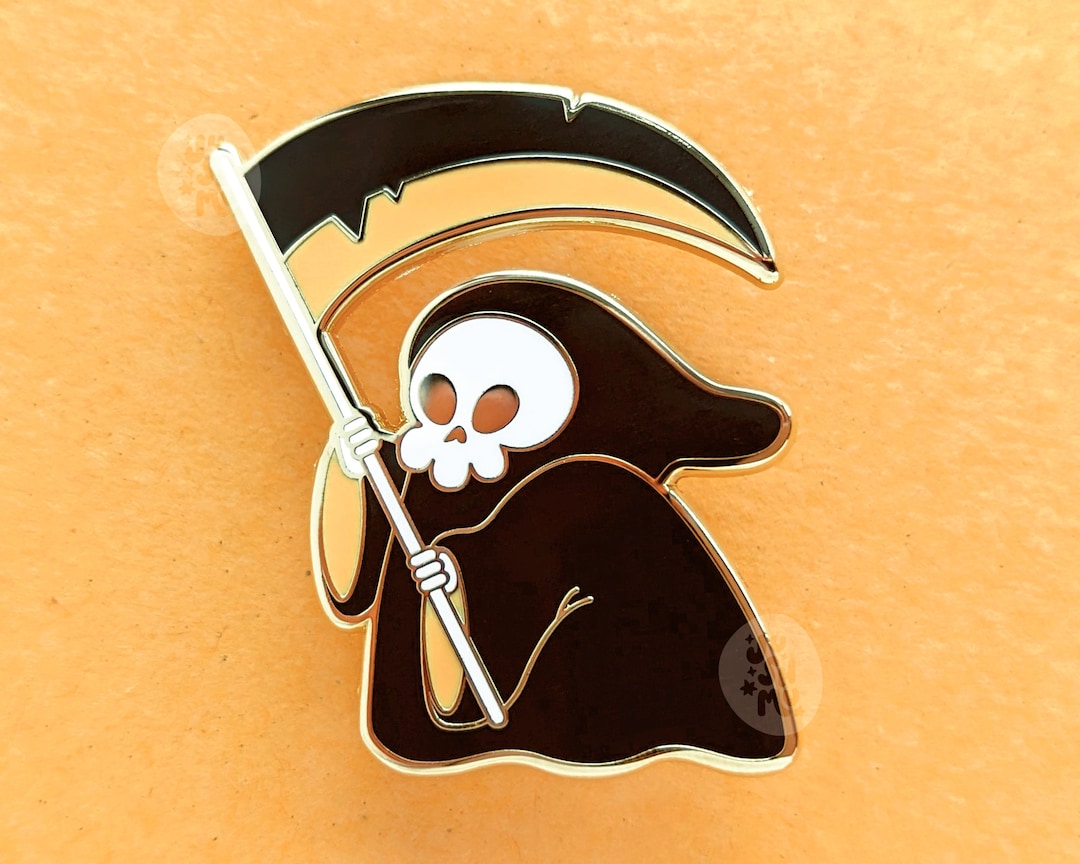 Lil Grim Reaper Enamel Pin - Etsy