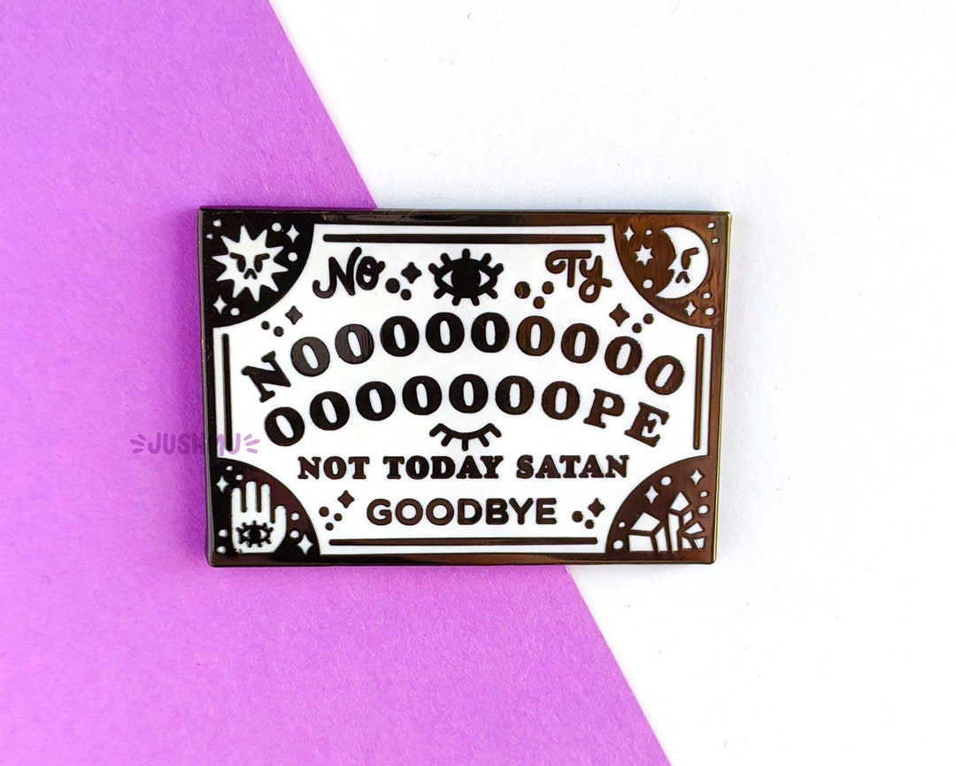 NOPE Ouija Board Enamel Pin Halloween Accessories, for Halloween - Etsy