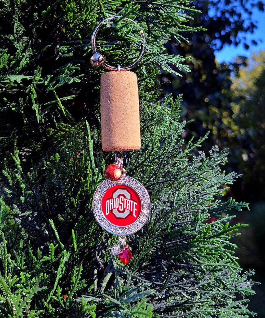 Ohio State Buckeyes Key Chain/key Fob/key Ring/gift - Etsy