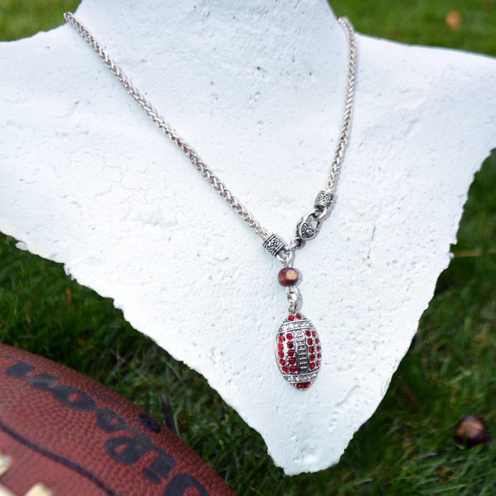 Ohio State University Buckeye Necklace - Etsy