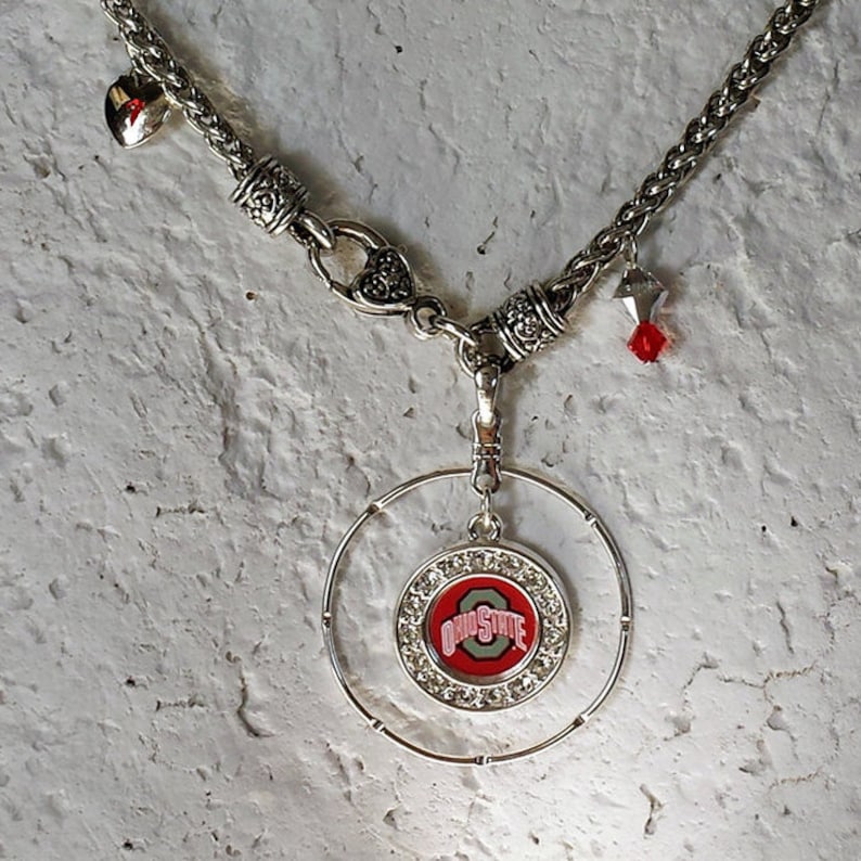 Ohio State University Buckeye Necklace - Etsy