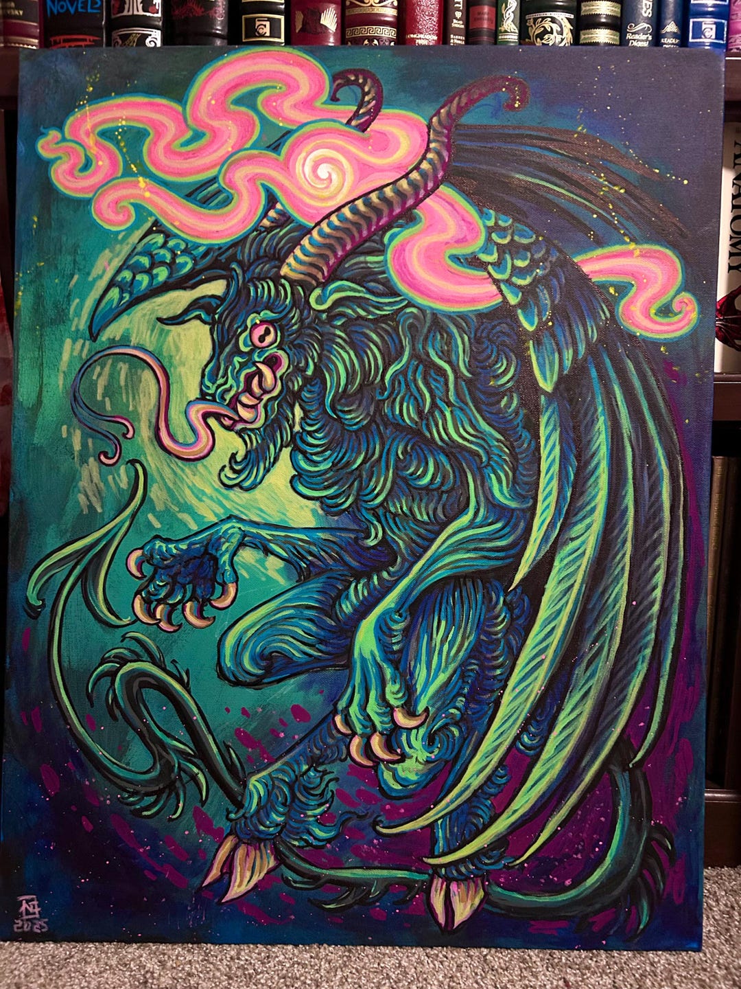 Baphomet | Original Painting on Canvas - Etsy