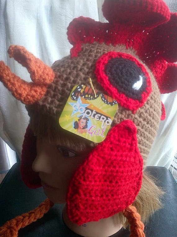 Crochet Rooster Hat Pattern - Etsy