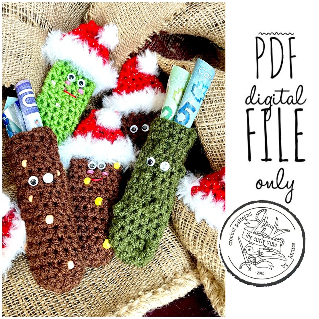Crochet Christmas Poo and Pickle Ornament PDF Pattern Only - Etsy
