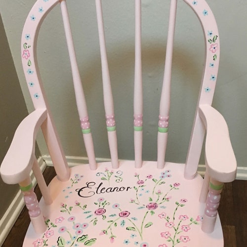 Cottage Rocker Hand Painted Child's Rocking Chair New - Etsy