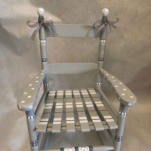 Cottage Rocker, Hand Painted Child's Rocking Chair, New Baby Gifts - Etsy