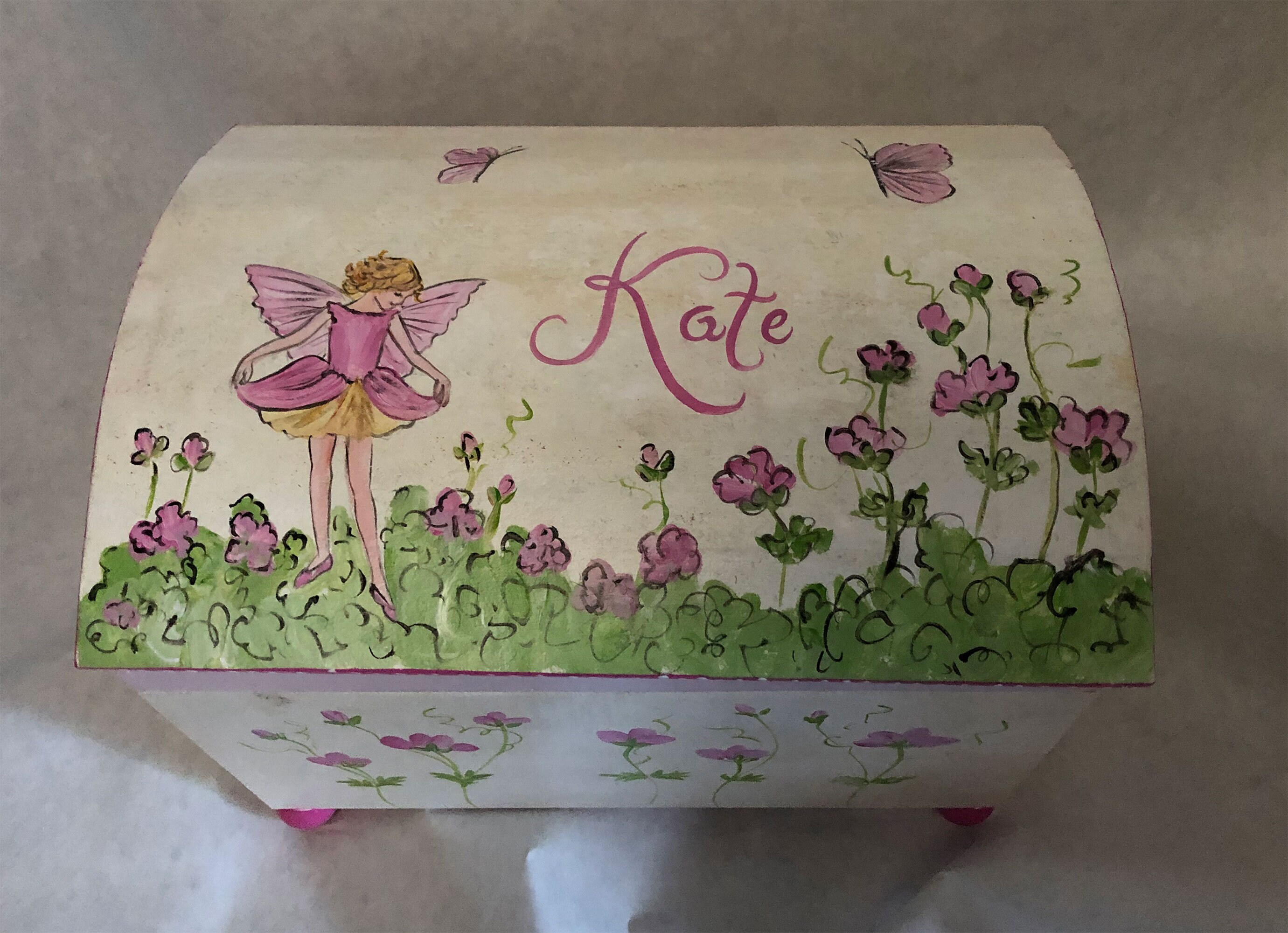 Memory Box Hand Painted Treasure Box Fairy Treasure Box New - Etsy