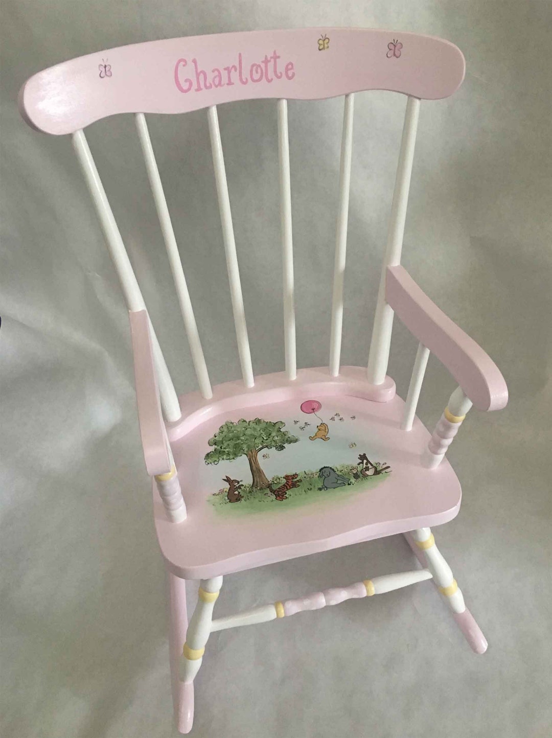 Toddlers Rocker, Child's Rocking Chair, Hand Painted Kids Rockers, Hand ...