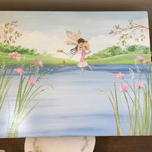 Fairy Table and Chair Set, Hand Painted Child's Table and Chairs, Hand ...