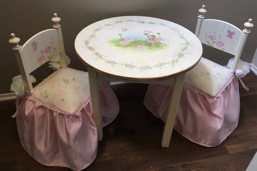 Hand Painted Children's Table Sets, Child's Table and Chairs, Painted ...