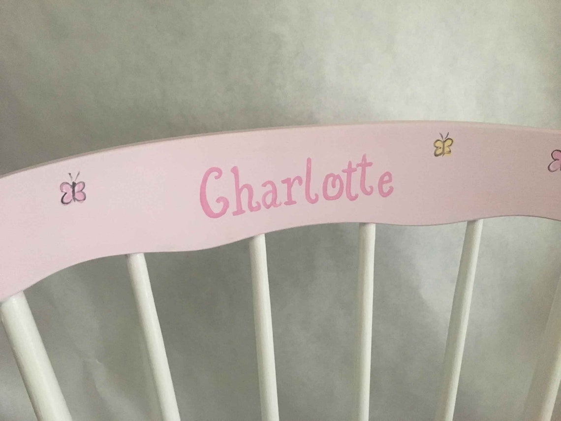 Toddlers Rocker, Child's Rocking Chair, Hand Painted Kids Rockers, Hand ...