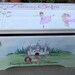 Princess Toy Box, Hand Painted Toy Box, Girls Toy Box, Hand Painted Toy ...