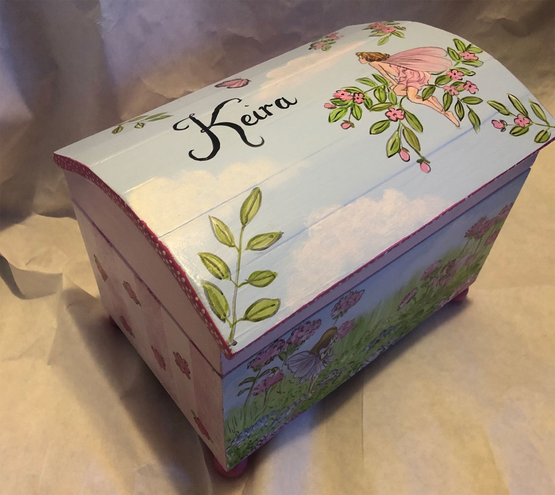 Fairy Memory Box Child's Memory Box Hand Painted Memory - Etsy