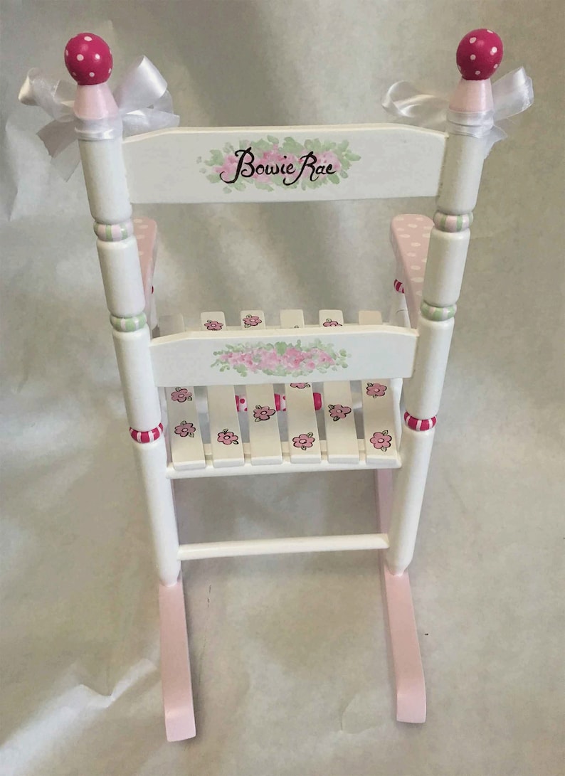 Cottage Rocker Child's Rocking Chair Hand Painted - Etsy