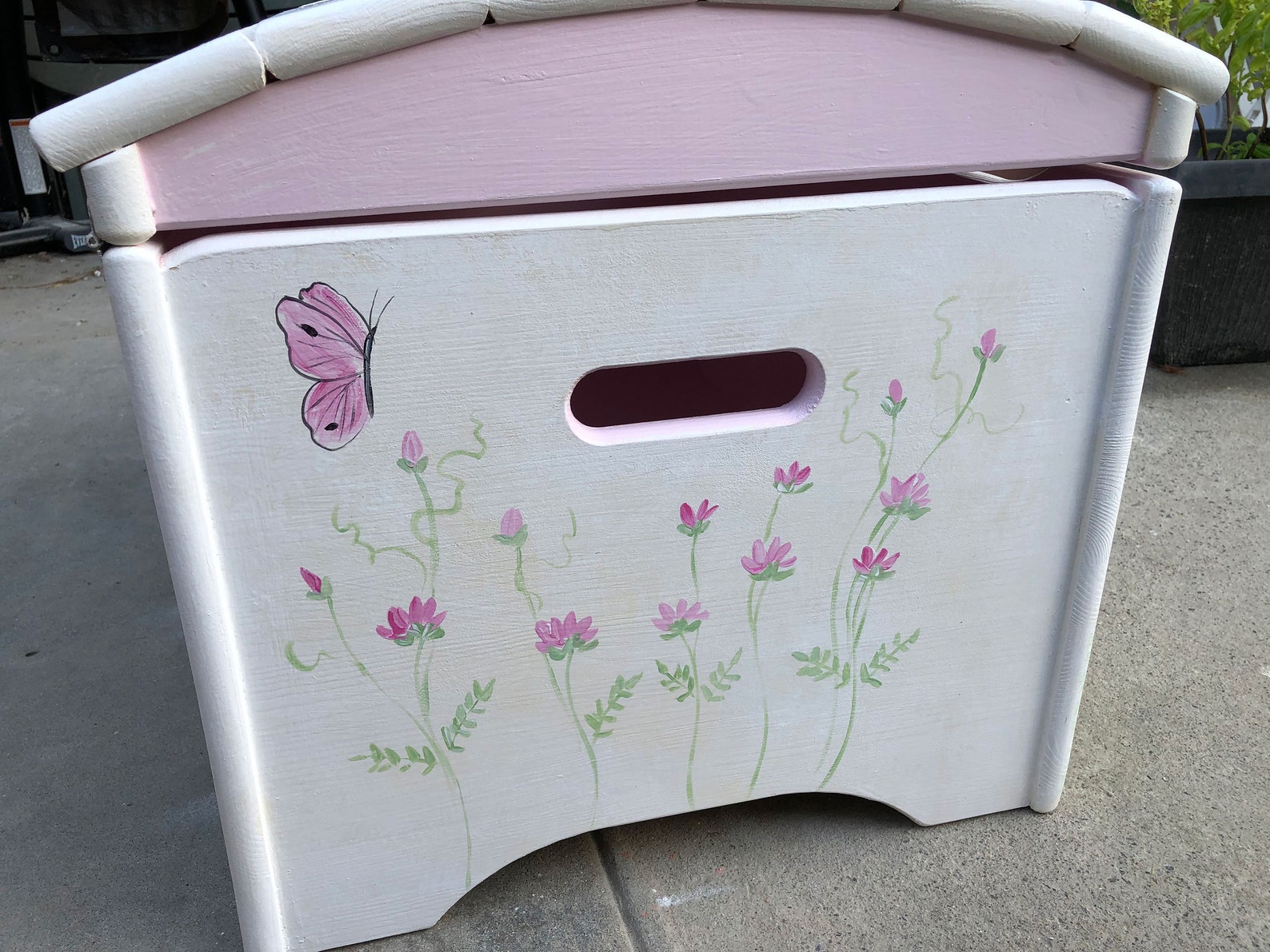 Princess Toy Box, Hand Painted Toy Box, Girls Toy Box, Hand Painted Toy ...