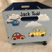 Book Box Crate, Toy Box Crate, Hand Painted Book Crate, Painted Toy ...