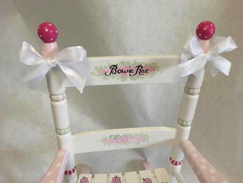 Cottage Rocker, Child's Rocking Chair, Hand Painted Rocking Chair, Kids ...