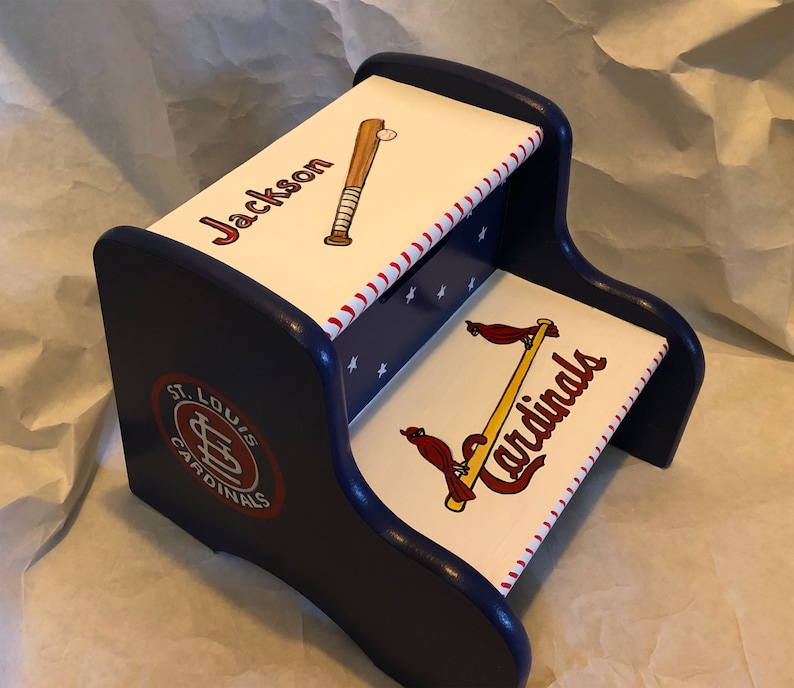 Child's Step Stool, Baseball Step Stool, Yankees Step Stool, Hand ...