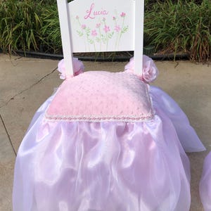 Pink Princess Table Set, Fairy Princess Table and Chair Set, Hand ...