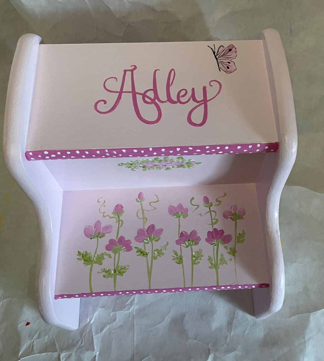 Children's Step Stools, Hand Painted Kids Step Stools, Children's ...