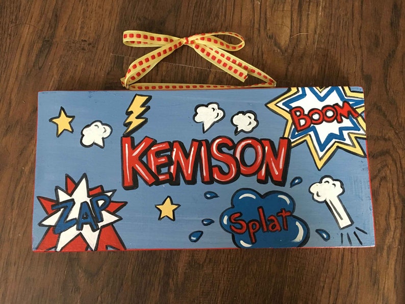 Name Sign Painted Name Sign Kids Name Sign Door Sign Kids - Etsy
