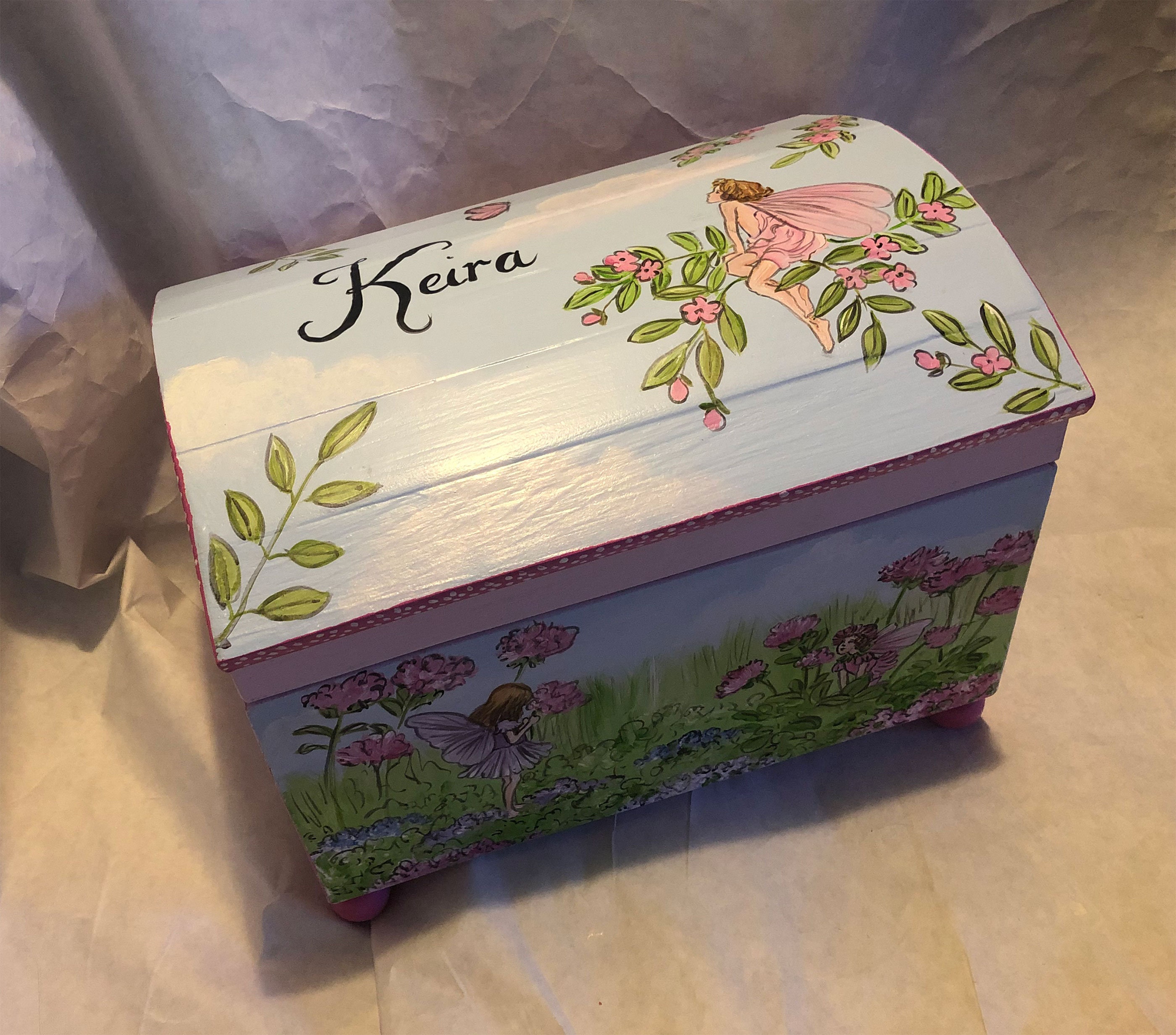 Fairy Memory Box, Child's Memory Box, Hand Painted Memory Box - Etsy
